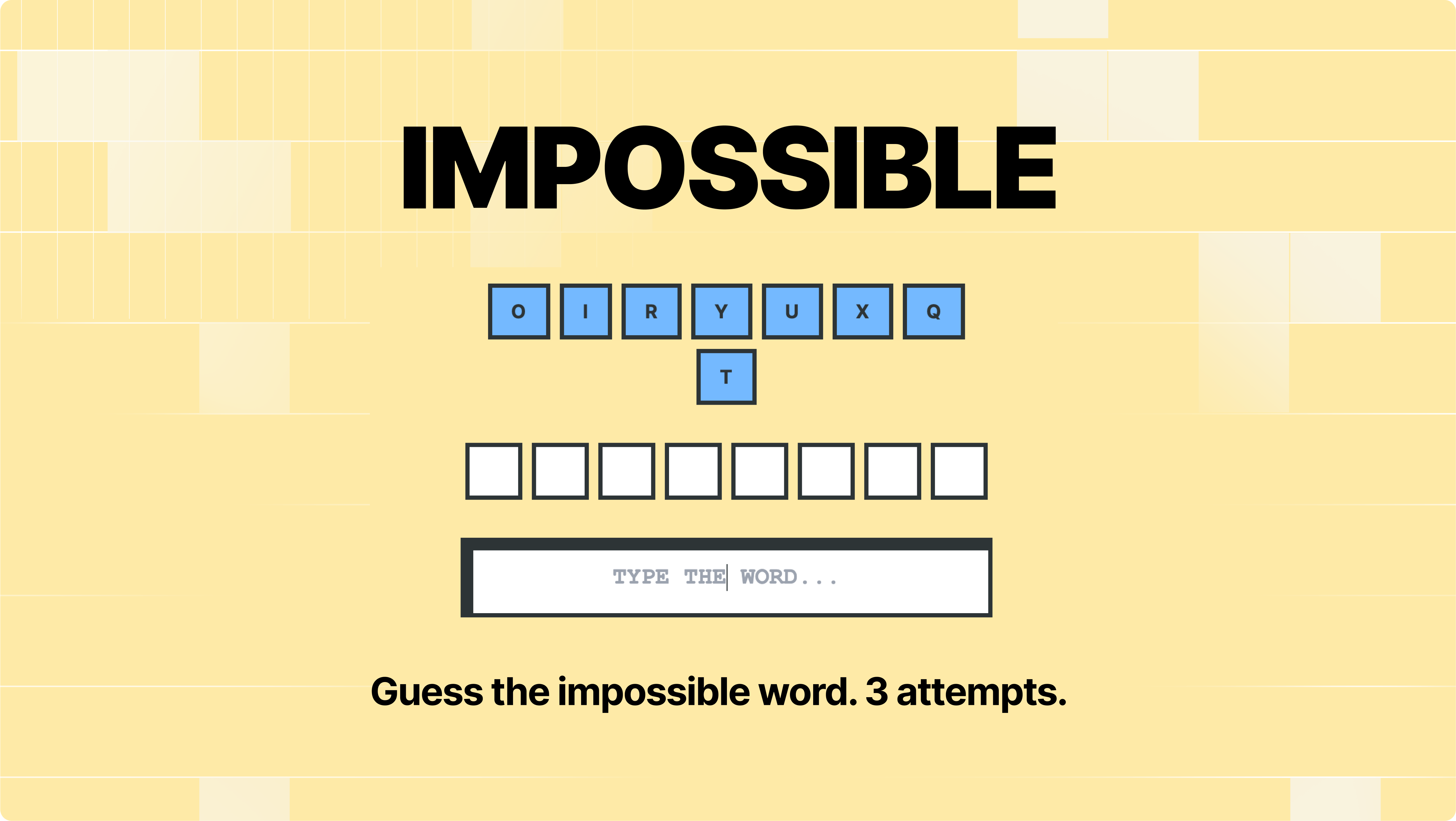 Impossible Word